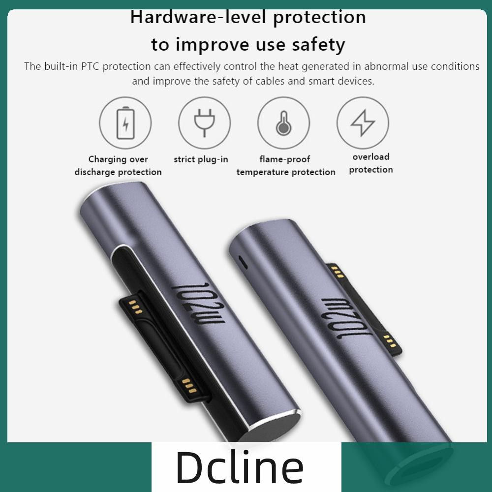 สําหรับ Microsoft Surface to USB Type C Converter แล็ปท็อปปลั๊ก Fast ...