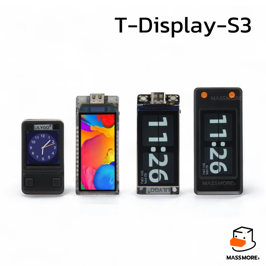 โมดูลหน้าจอ T Display S3 19 T Qt Esp32 S3 Tdisplay Amoled 191 Esp32 Ttgo Lilygo Lvgl Arduino