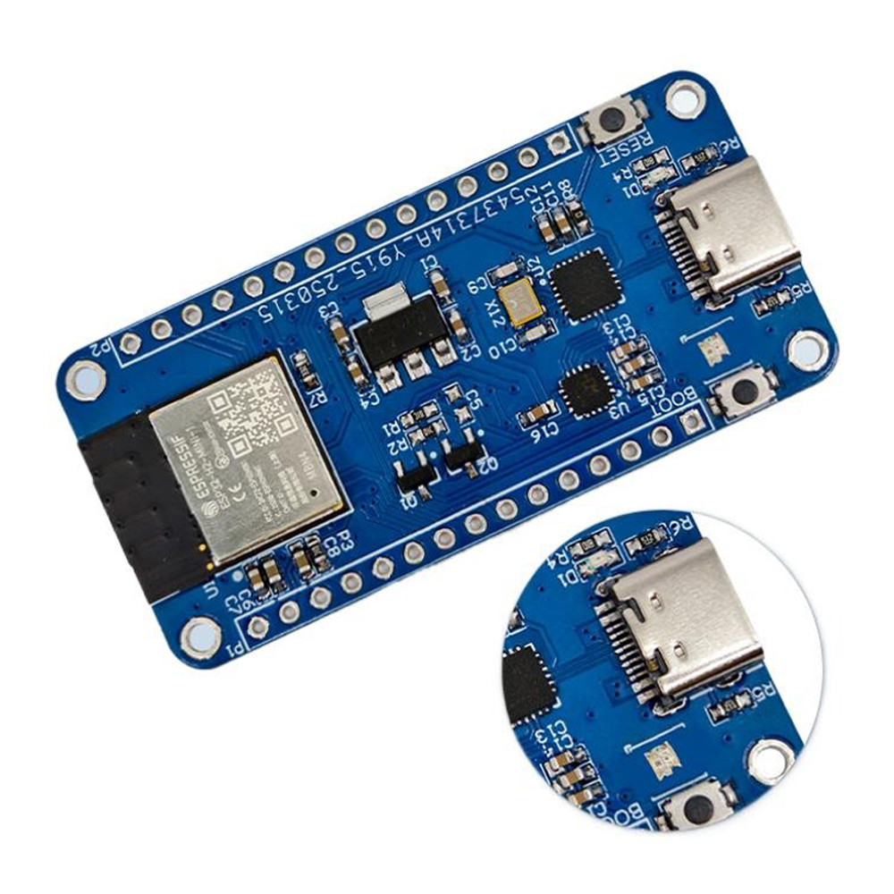 ESP32-H2-MINI Development board On-board CH343 Serial Port และ CH334 USB HUB Dual ชิปพร้อมไฟ RGB ...