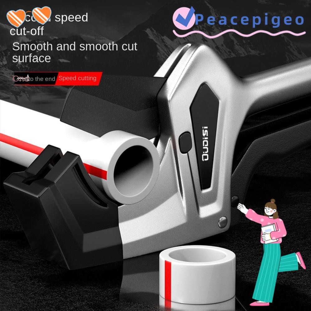 เครื่องตัดท่อ PEACEPIGEO เครื่องตัดอเนกประสงค์กันลื่น ท่อยางกันน้ํา เครื่องมือมือพลาสติก PVC ...
