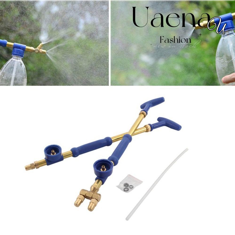 UAENAU เครื่องพ่นชลประทาน,เดี่ยว/คู่หัวแรงดันสูง Atomizing Misting หัวฉีด,ปรับทองเหลือง Push ...