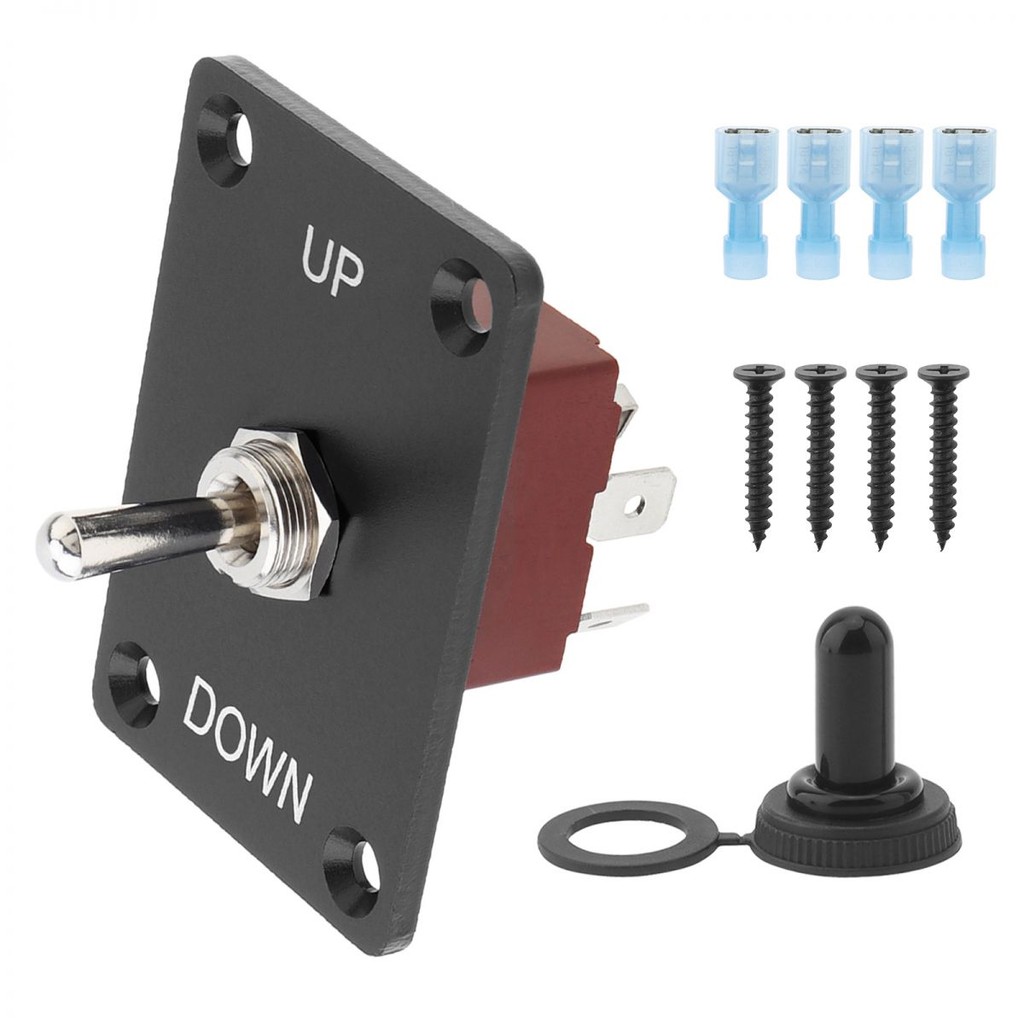 UP DOWN Momentary Reverse Polarity Switch DPDT Toggle Switch 3 ตําแหน่ง ...