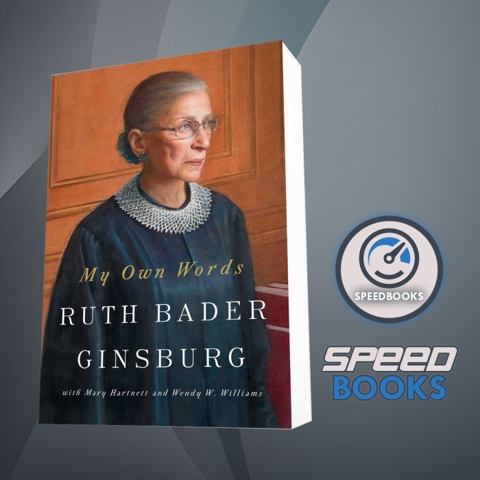 My Own Words Ruth Bader Ginsburg หนังสือ M. ฮาตเน็ตต์ ว. ว. วิลเลียมส์ ...