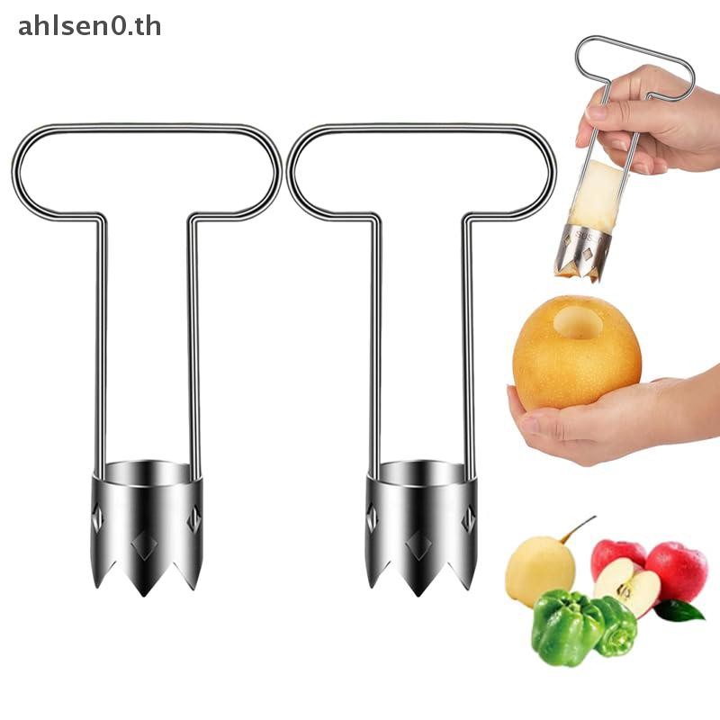 Ahlsen0 Red Bell Pepper Corer,อัพเกรดUniversal Corerเครื่องมือ,Multifunctionสแตนเลส Pepper Corer ...