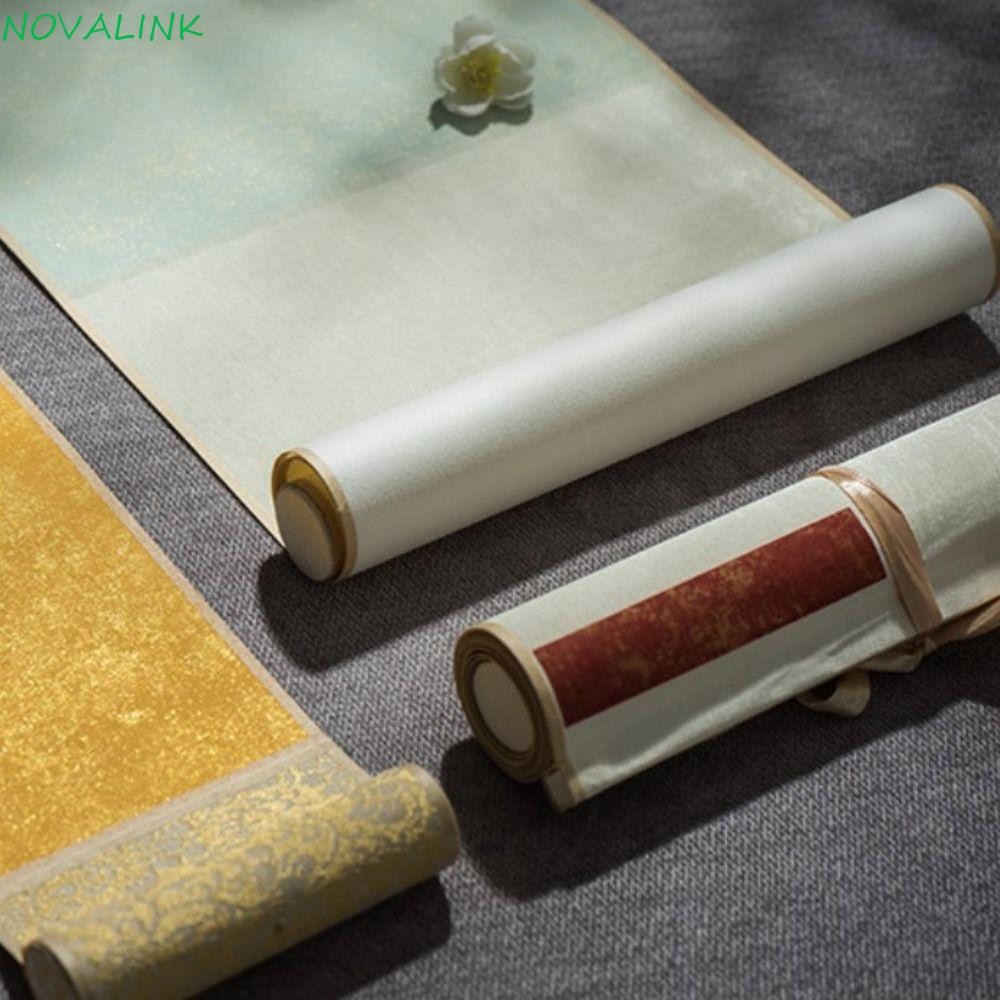 NOVALINK Gilded กระดาษข้าว Scroll สไตล์จีนโบราณการประดิษฐ์ตัวอักษรติดตั้งอุปกรณ์ศิลปะ DIY ...