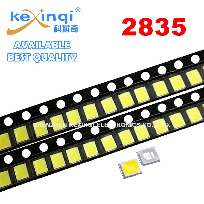 หลอดไฟพลังงานสูง SMD LED 2835 1W 0.5W 0.2W สีขาว 3V 6V 9V 18V 36V 150MA 100MA 30MA 60MA 80MA ...