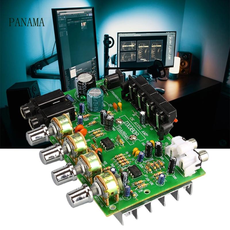 Nama DC12V2A DIY DX-0809 บอร์ดขยายเสียงสเตอริโอ 40W+40W ช่องสัญญาณ ...