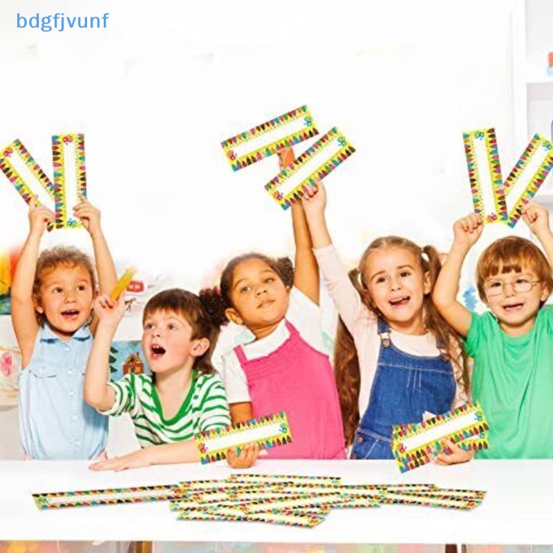 Bdgf ป้ายแท็กชื่อ แบบแบน สําหรับนักเรียน ห้องเรียน สอน ตกแต่ง 60 ชิ้น ...