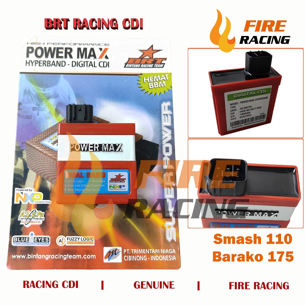 (ปลั๊กแอนด์เพลย์) รถแข่ง CDI Smash 110/Barako 175 Dual Band | Shopee ...