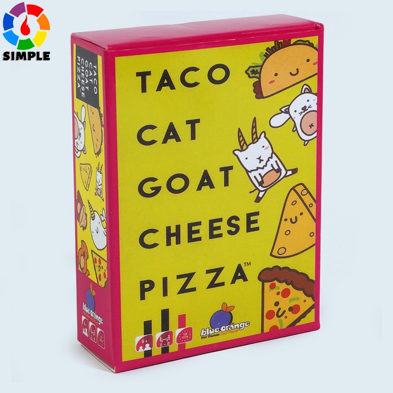 Taco Cat Goat Cheese Pizza Card Game | Shopee Thailand