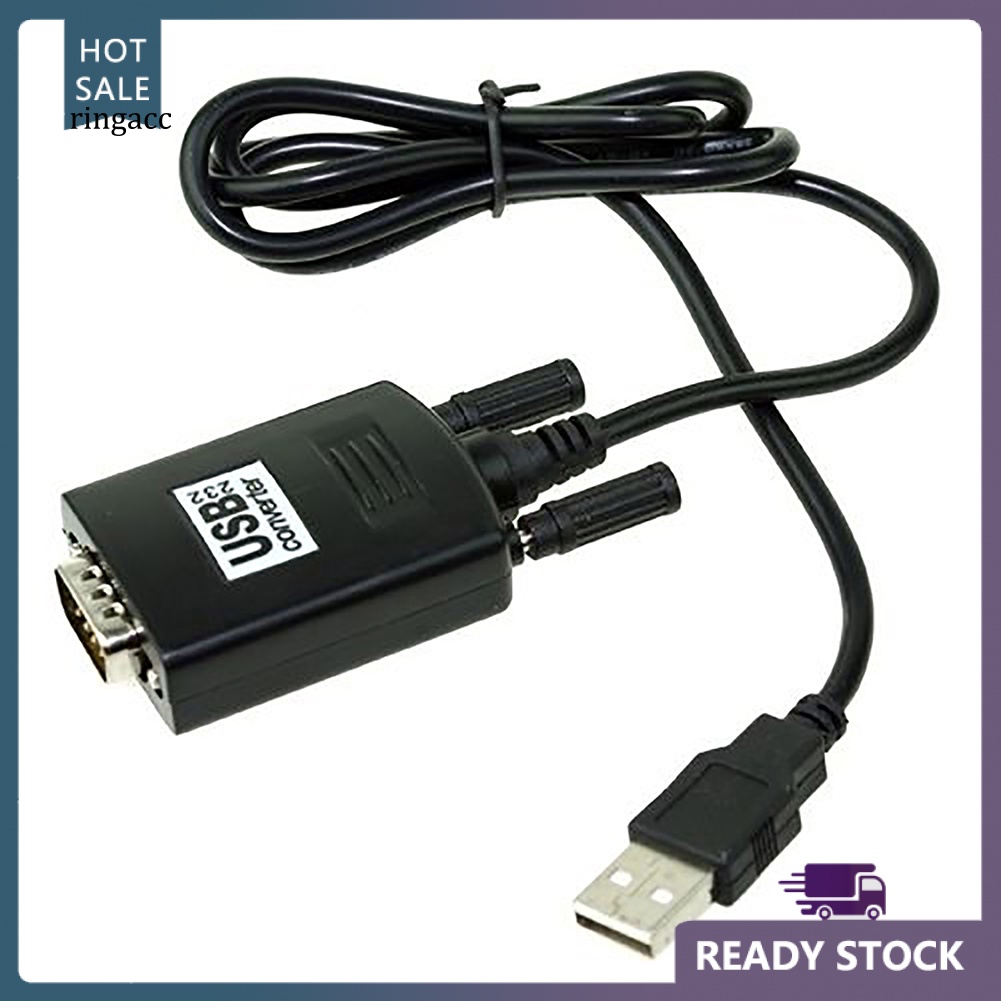 Rga อะแดปเตอร์แปลงสายเคเบิ้ล USB เป็น RS232 9 Pins แบบพกพา สําหรับ Win ...