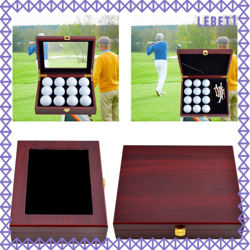 [Lebet] กล่องเก็บลูกกอล์ฟ แบบไม้ 12 หลุม ทนทาน | Shopee Thailand