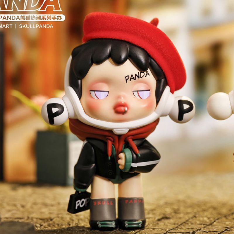 [ของแท้] POPMART Skullpanda Hype Panda Series Cute Figure Pop Mart ...