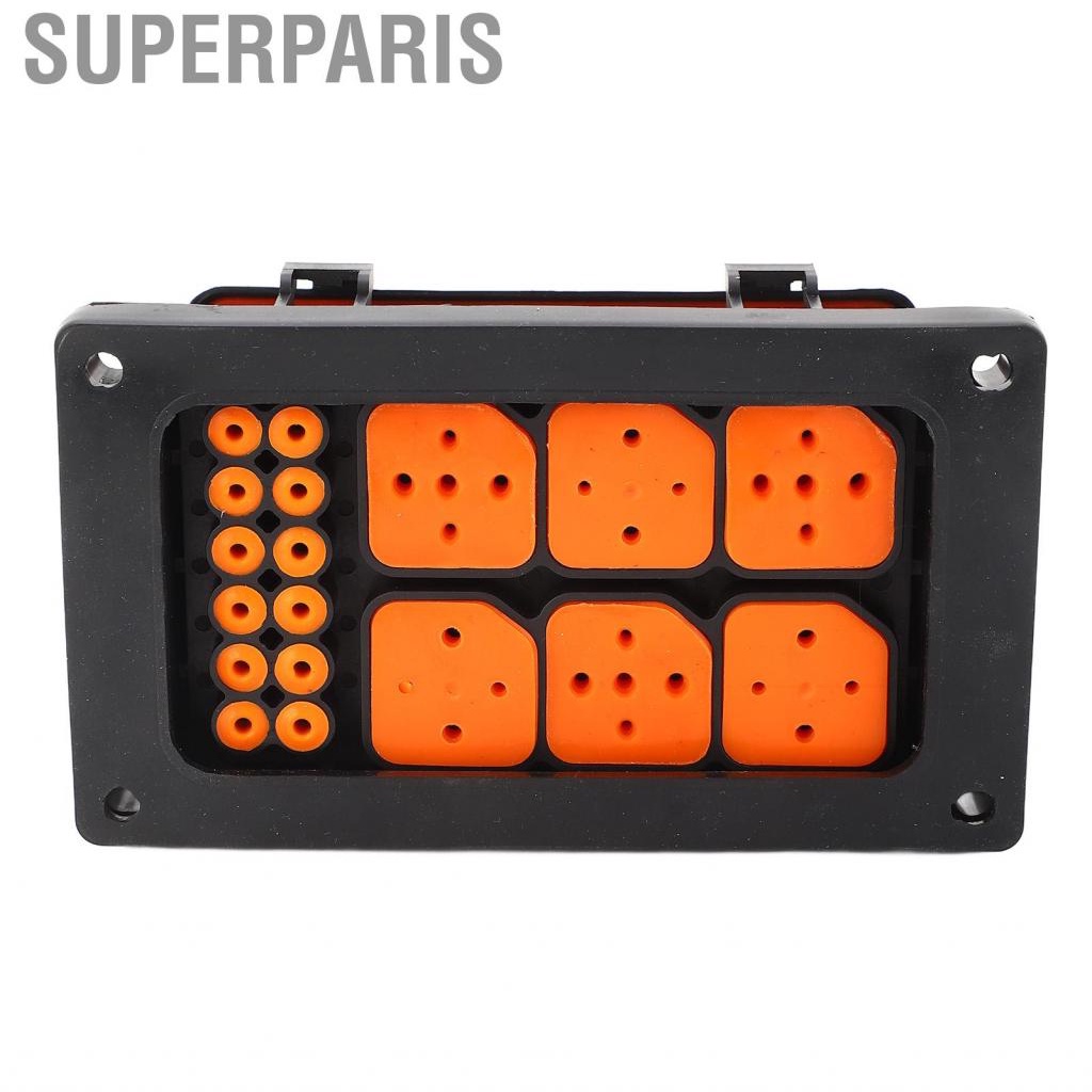 Superparis Relay Box 41 Terminals Fuse Block with Circuit Pads for Auto ...