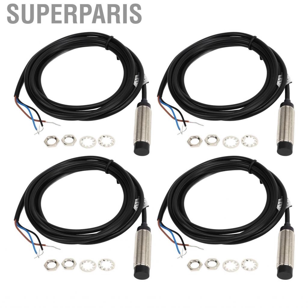Superparis Inductive Approach Proximity Switch 3 Wire 6-36VDC 4 Set 4mm ...