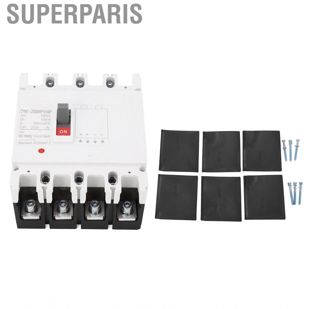 Superparis DC Miniature Circuit Breaker 1000V Solar Disconnect Switch ...