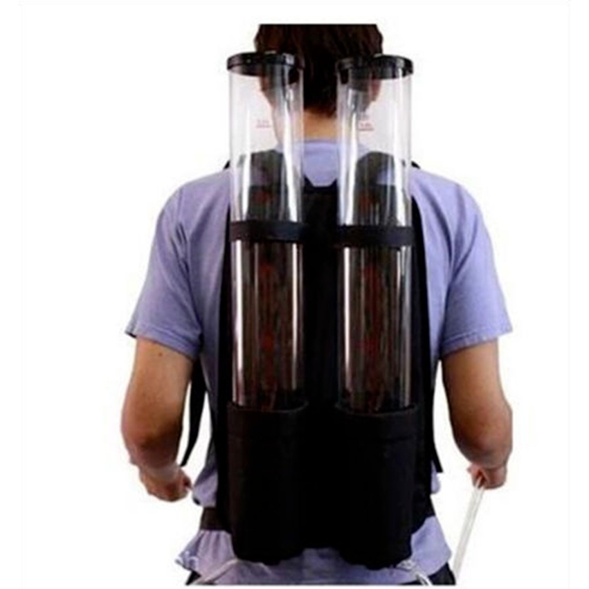 New Backpack Dual Dispenser Beer Drink Liquid Shot Pump Gun PUB Beer ...