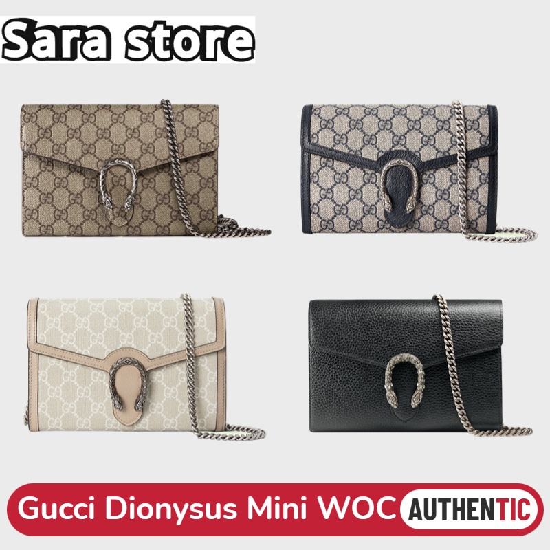 กุชชี่ Gucci Dionysus WOC GG Supreme Canvas Mini Chain Bag 401231 ...