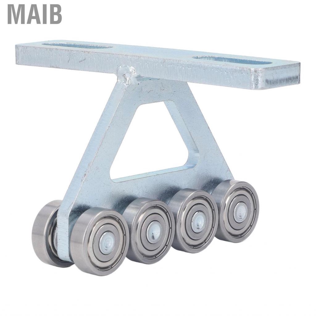 Maib caster wheel 8 Wheels Trolley Assembly Silver T Type Pulley for ...