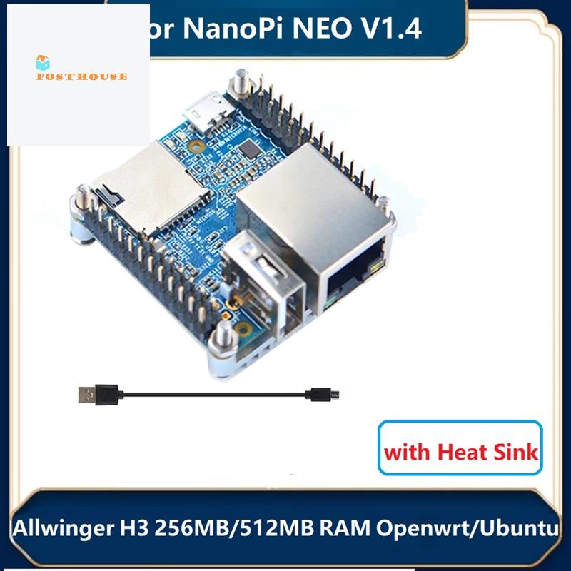 บอร์ดพัฒนา NanoPi NEO V1.4 + ฮีทซิงค์ + สายเคเบิล Micro-USB Allwinger ...