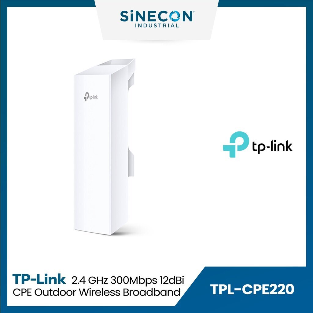 TP-Link รุ่น CPE220 ตัวกระจายสัญญาณไร้สาย แบบ 2.4 GHz 300Mbps 12dBi ...