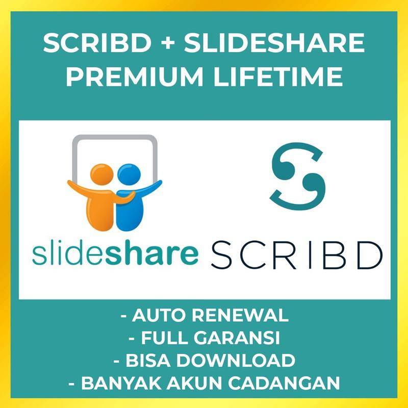 SlideShare + Scribd Lifetime Premium Account | Shopee Thailand
