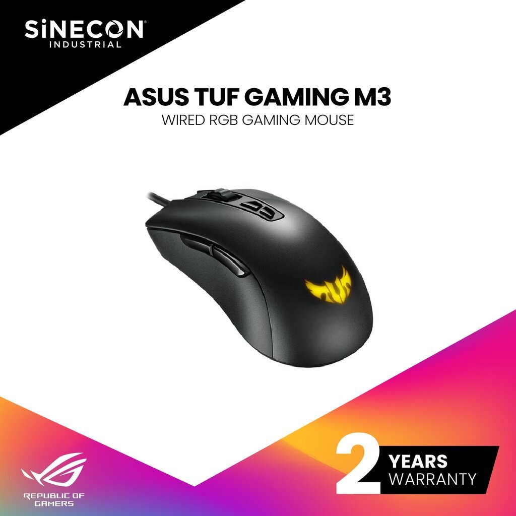 ASUS TUF GAMING M3 MOUSE เมาส์เกมมิ่ง Warranty 2 Year | Shopee Thailand