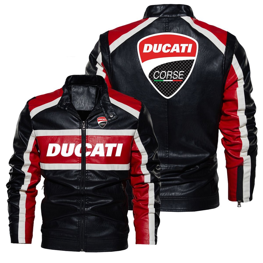 DUCATI LOGO jacket windproof leather jacket Monster696 821 797 659 ...