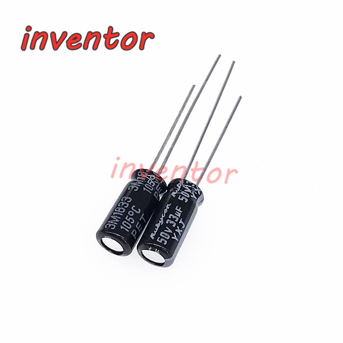 ตัวเก็บประจุอลูมิเนียมไฟฟ้า ความถี่สูง 50v33uf 5 * 11 Rubycon YXJ 10 ชิ้น | Shopee Thailand