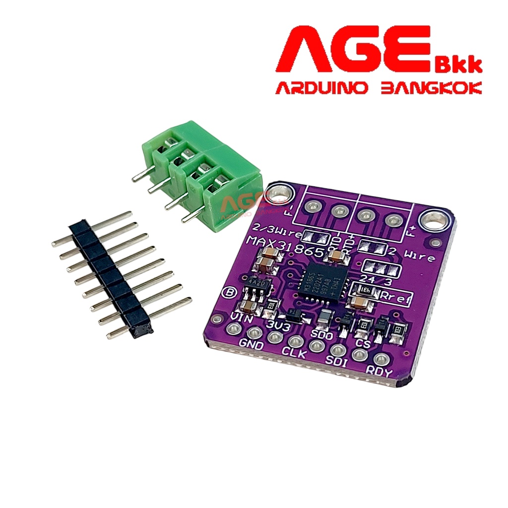 MAX31865 PT100/PT1000 RTD-to-Digital Converter Board Temperature ...