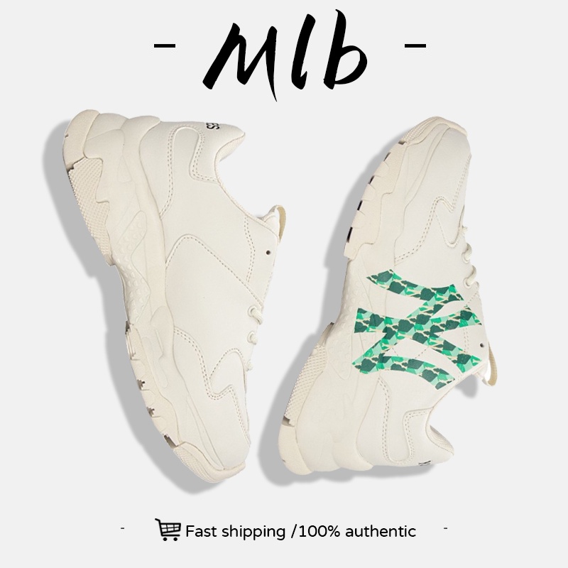 รองเท้าผ้าใบ MLB Big Ball Chunky 3ASHCGM2N-50IVS | Shopee Thailand