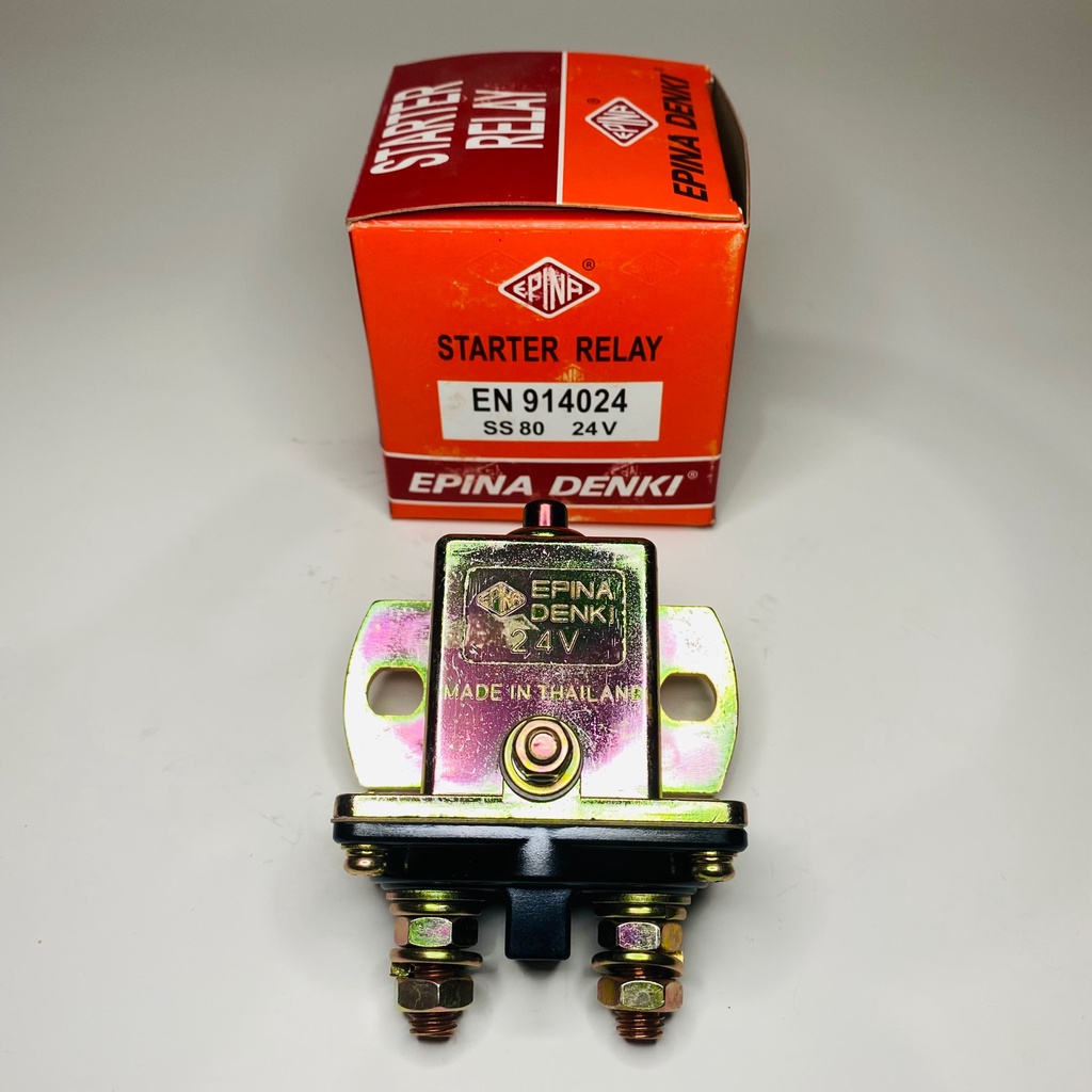 โอโตช่วยสตาร์ทเหลี่ยม STARTER RELAY รีเลย์สตาร์ทเหลี่ยม EPINA DENKI EN914024 24V | Shopee Thailand