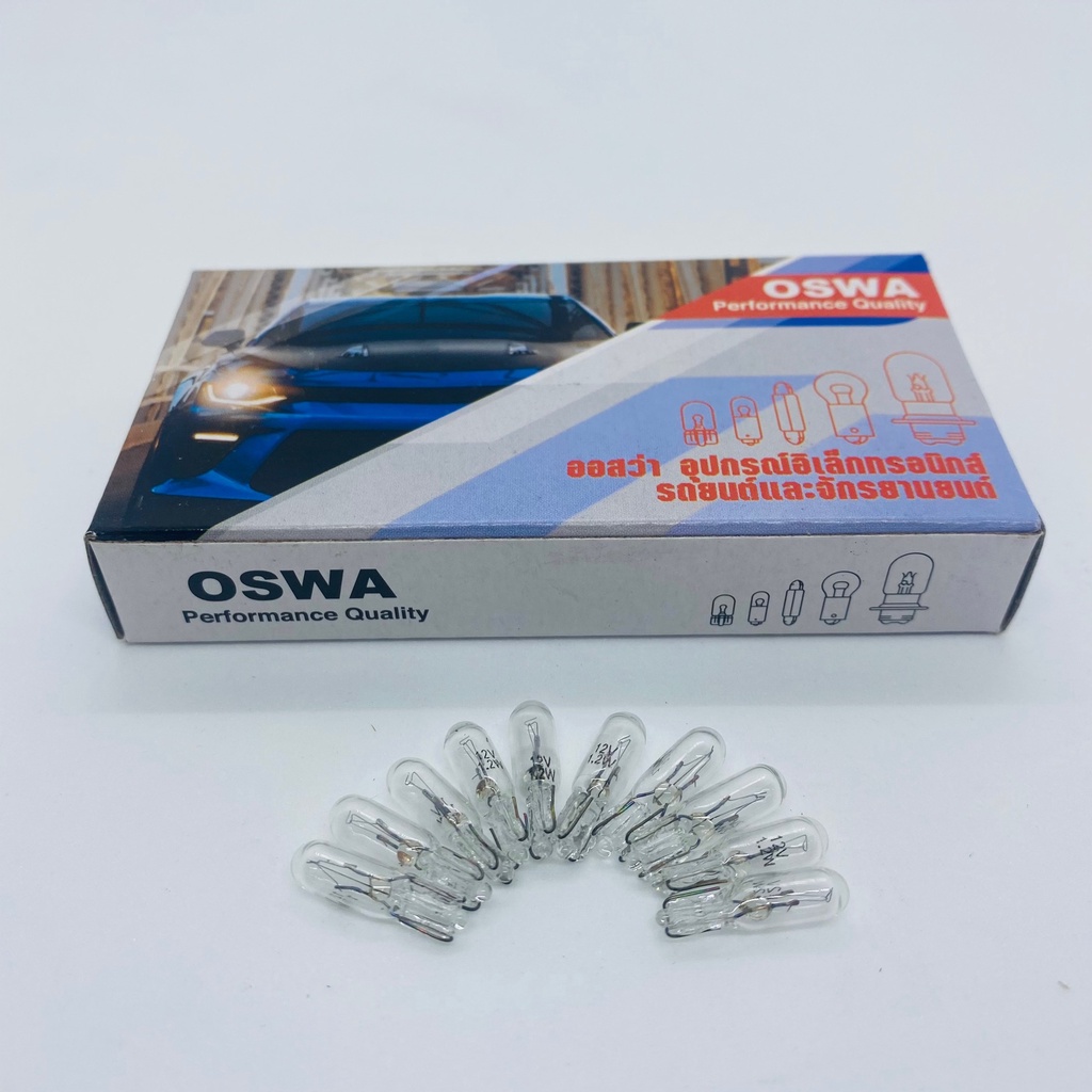 หลอดไฟหน้าปัทม์ แบบเสียบ OSWA T5 12V 1.2W | Shopee Thailand