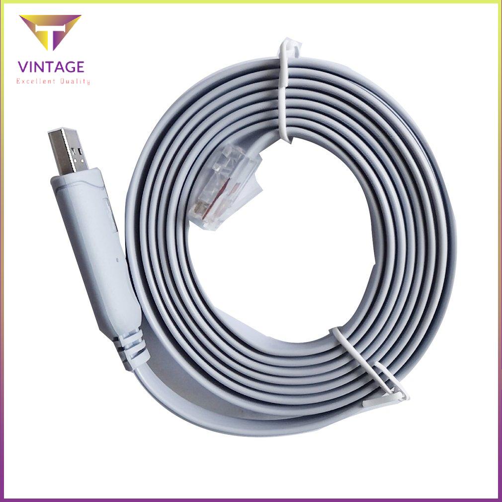 [Ready] Usb To Rs232 Serial Rj45 Cat5 Console Adapter Cable For Cisco ...