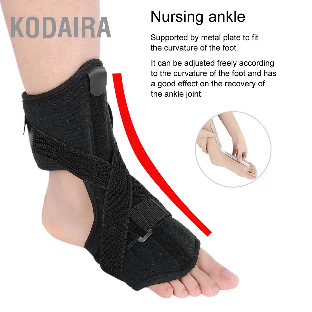 KODAIRA Foot Drop Night Splint Orthotics Fracture Sprain Injury Support ...