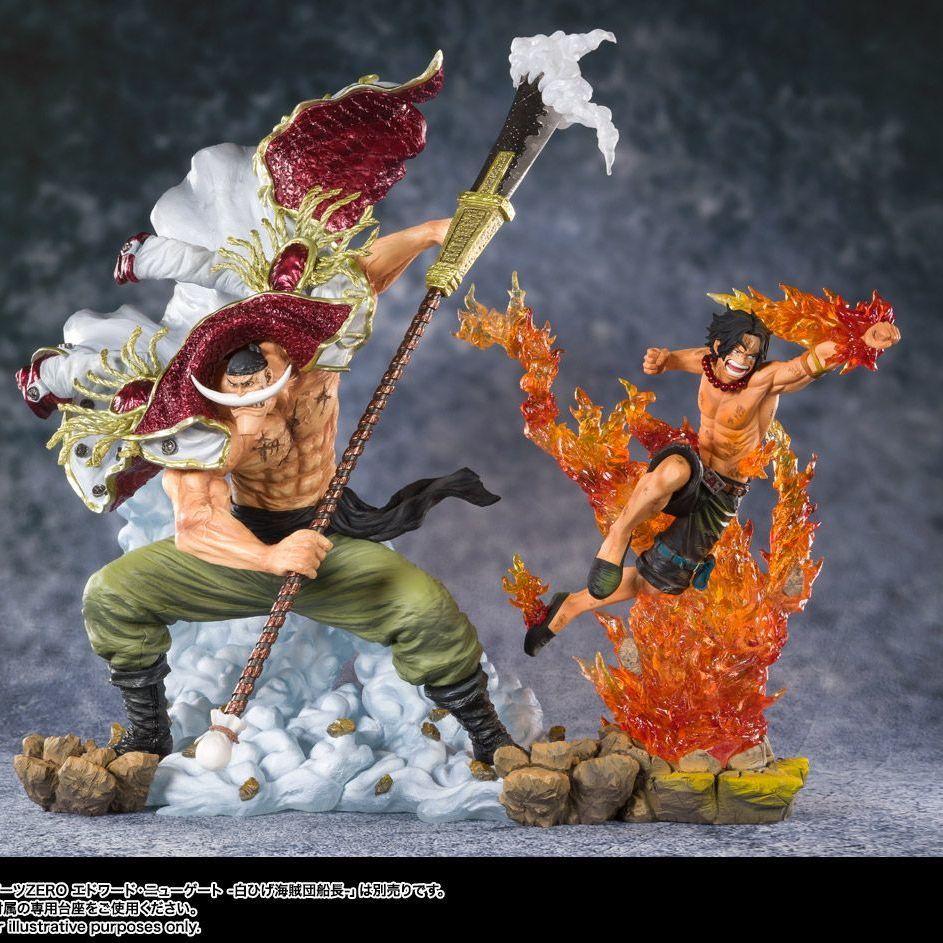 โมเดลฟิกเกอร์ One Piece Super Fierce Battle Fire Fist Luffy Ace เหมาะ ...