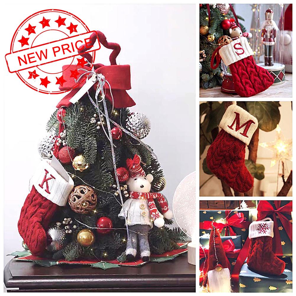 ถุงน่องคริสต์มาส ปักลายตัวอักษร N6H6 | Shopee Thailand