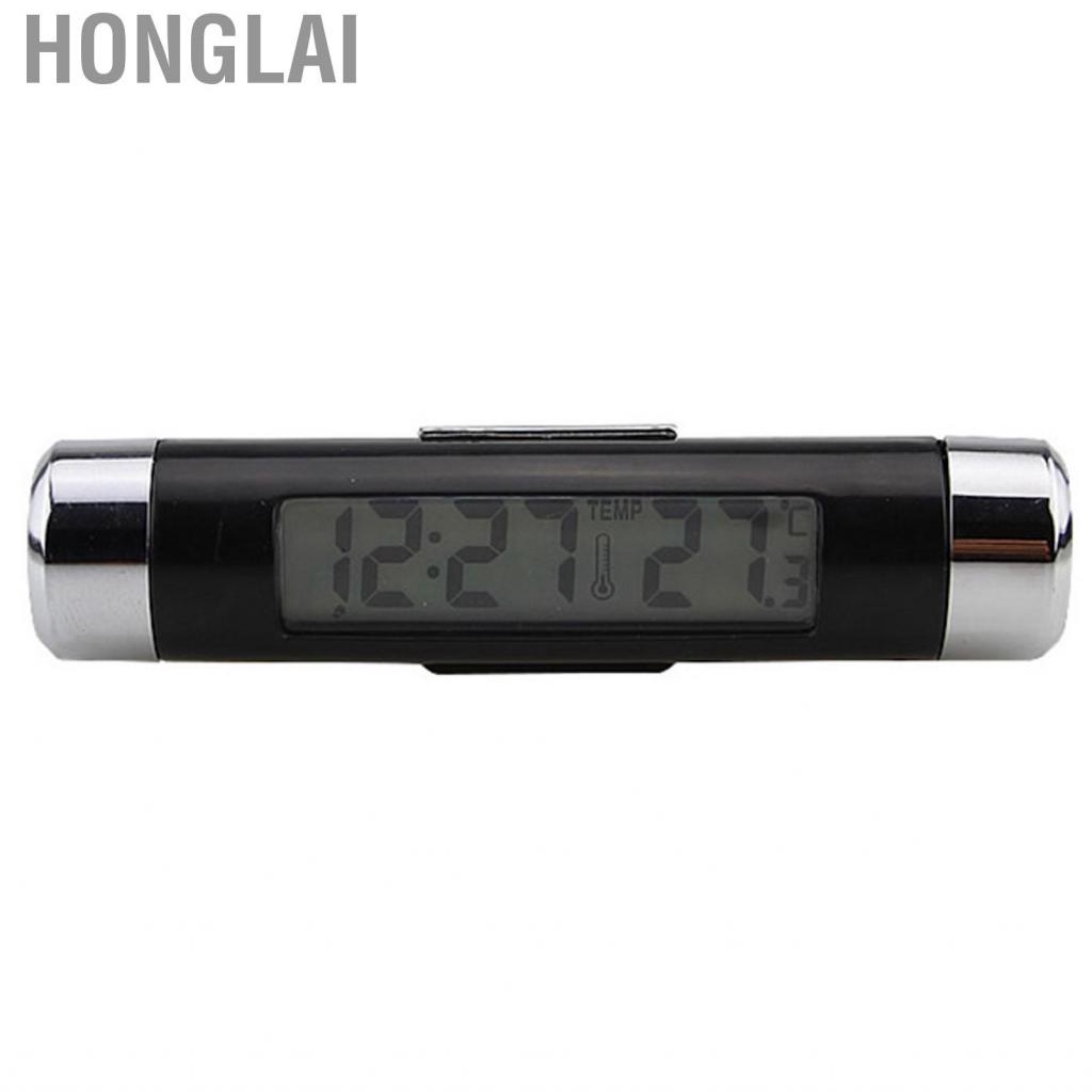 Honglai Car Clock and Temperature Energy Saving Thermometers Luminous ...