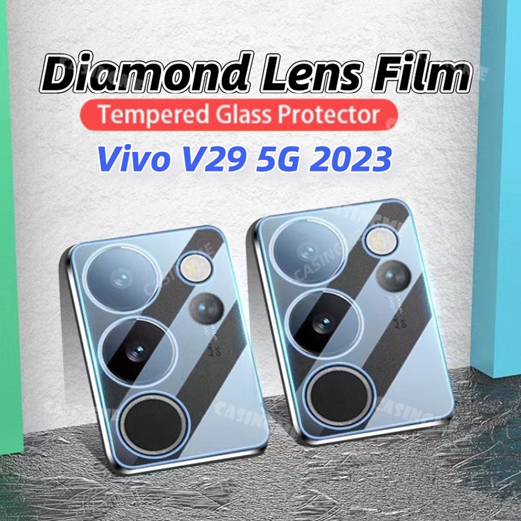 กระจกนิรภัยกันรอยเลนส์กล้อง 3D แบบใส สําหรับ Vivo V29 5G 2023 Vivo V29 V 29 VivoV29 V29Pro V29E ...