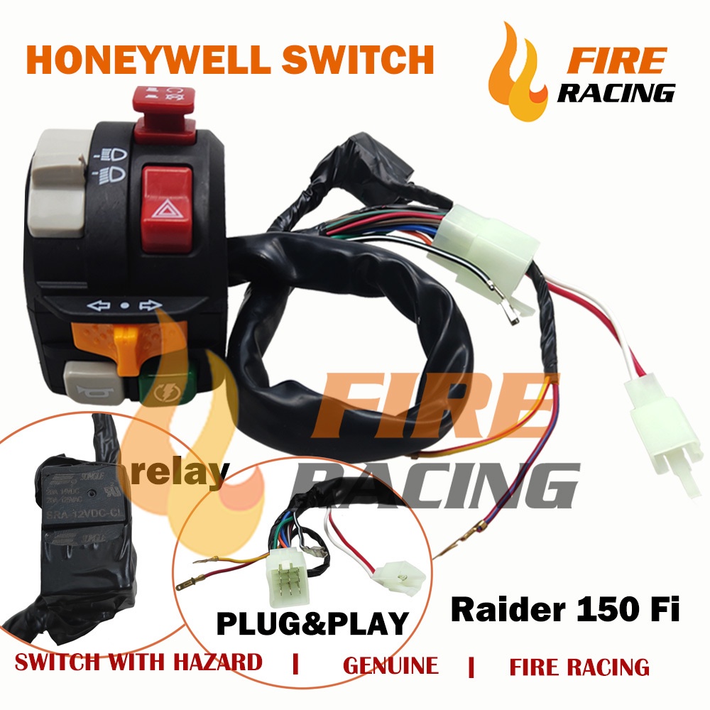 Raider 150 Fi Honeywell สวิตช์ พร้อมรีเลย์ Plug and Play | Shopee Thailand