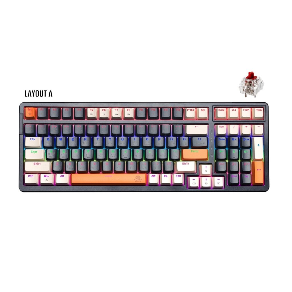 KEYBOARD EGA CMK1 CIY LAYOUT A RED SWITCH | Shopee Thailand