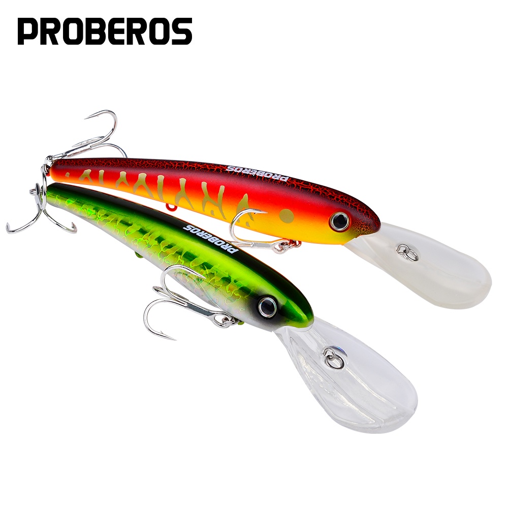 PROBEROS 1PC Minnow เหยื่อ 20 ซม. 43g ลอยตกปลา Lure ประดิษฐ์ Hard ...