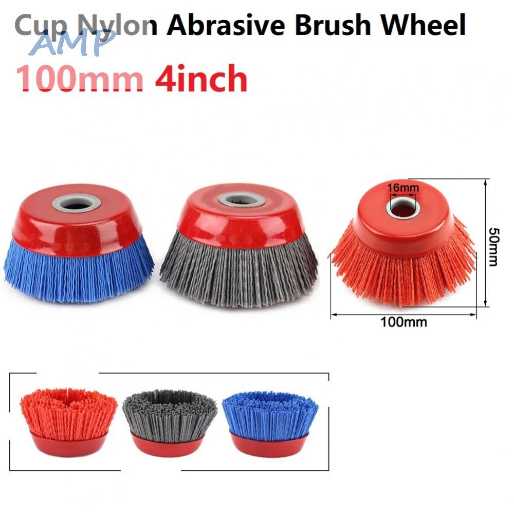 ⚡NEW 8⚡Cup Brush Abrasive Wire Brush Deburring For Wood Wheel Wire ...