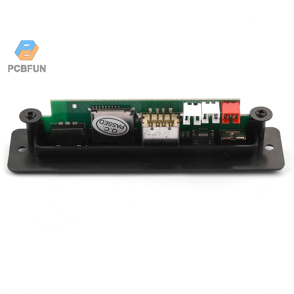 Pcbfun บอร์ดถอดรหัสเครื่องเล่น Mp3 วิทยุ Fm บลูทูธ Dc5v 2*3w สําหรับ ...