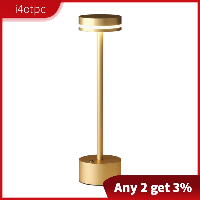 I4otpc โคมไฟตั้งโต๊ะ LED โมเดิร์น ชาร์จ USB-C พร้อมเซนเซอร์สัมผัส ความสว่าง 3 ระดับ แบตเตอรี่ ...