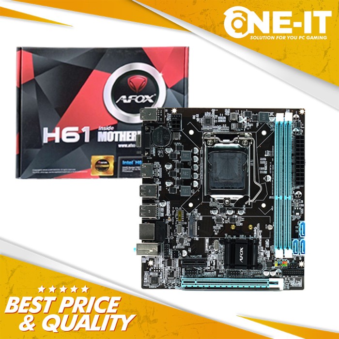เมนบอร์ด AFOX H61 M.2 Nvme Intel 1155 DDR3 IH61-MA2-V6 | Shopee Thailand