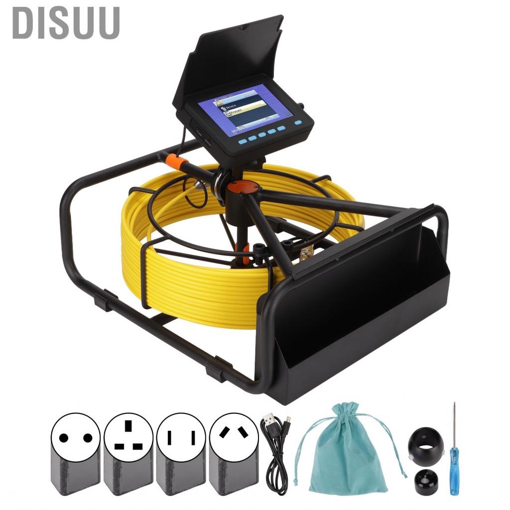 Disuu 20/30/50m Sewer Pipeline Drain Inspection System 4.3 LCD | Shopee ...