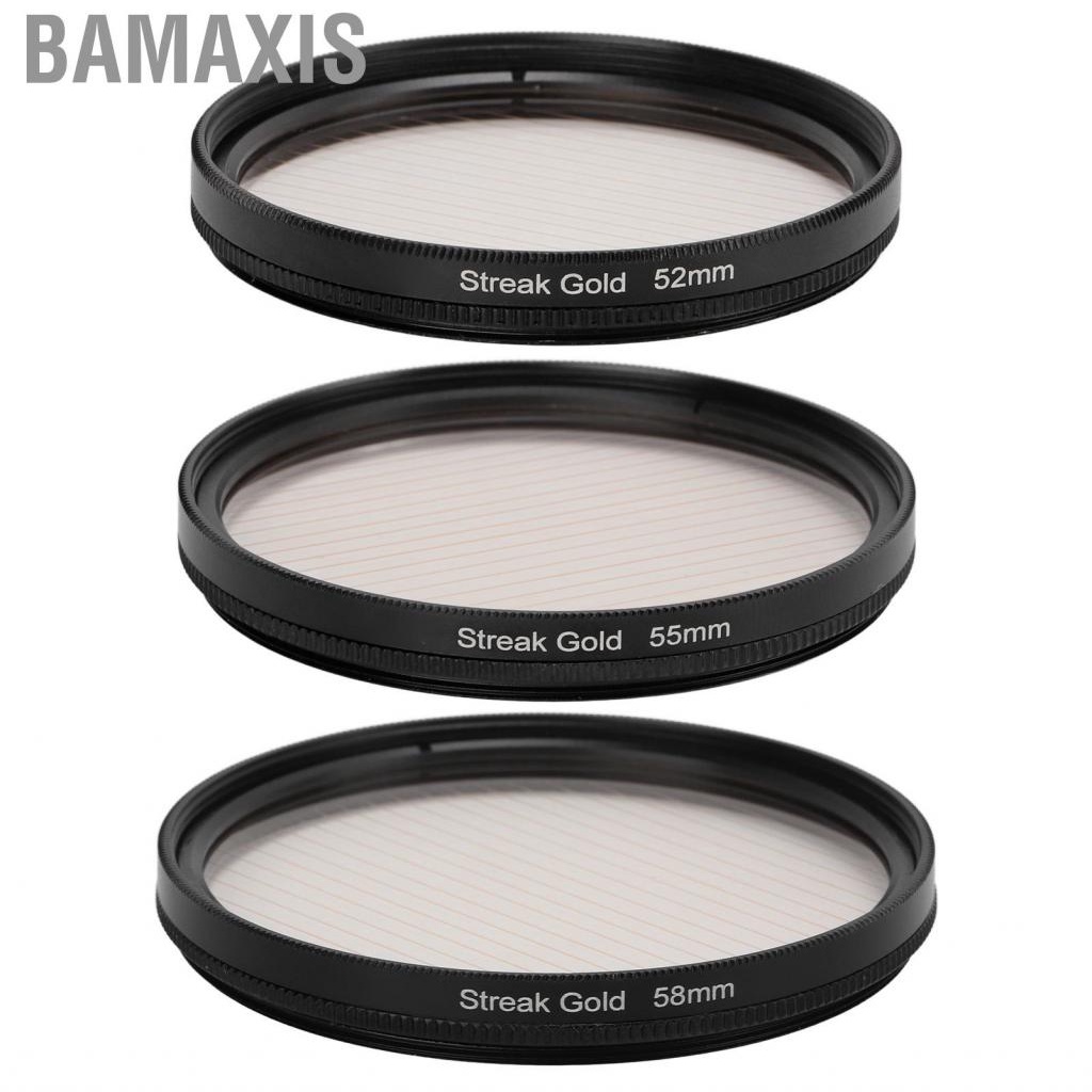 Bamaxis Gold Streak Effect Filter Scratch Resistant Optical Glass Lens ...