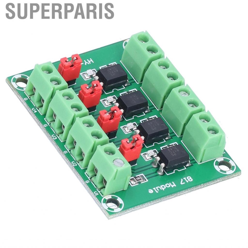 Superparis 4 Channel 817 Optocoupler Isolation Board Photoelectric Isolated Module | Shopee Thailand