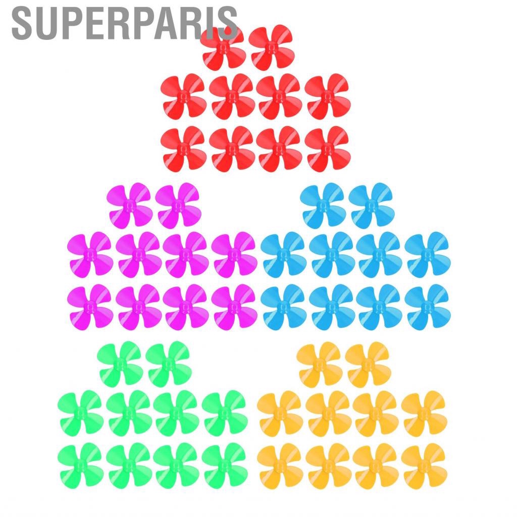 Superparis 4 Blades Propeller Large Thrust Plastic Propellers for Craft ...